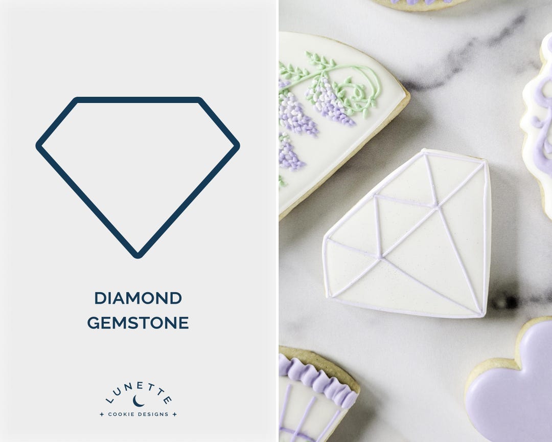 Diamond Gemstone Cookie Cutter - Etsy