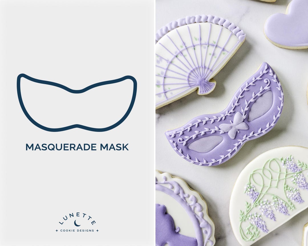 Masquerade Mask Cookie Cutter - Etsy