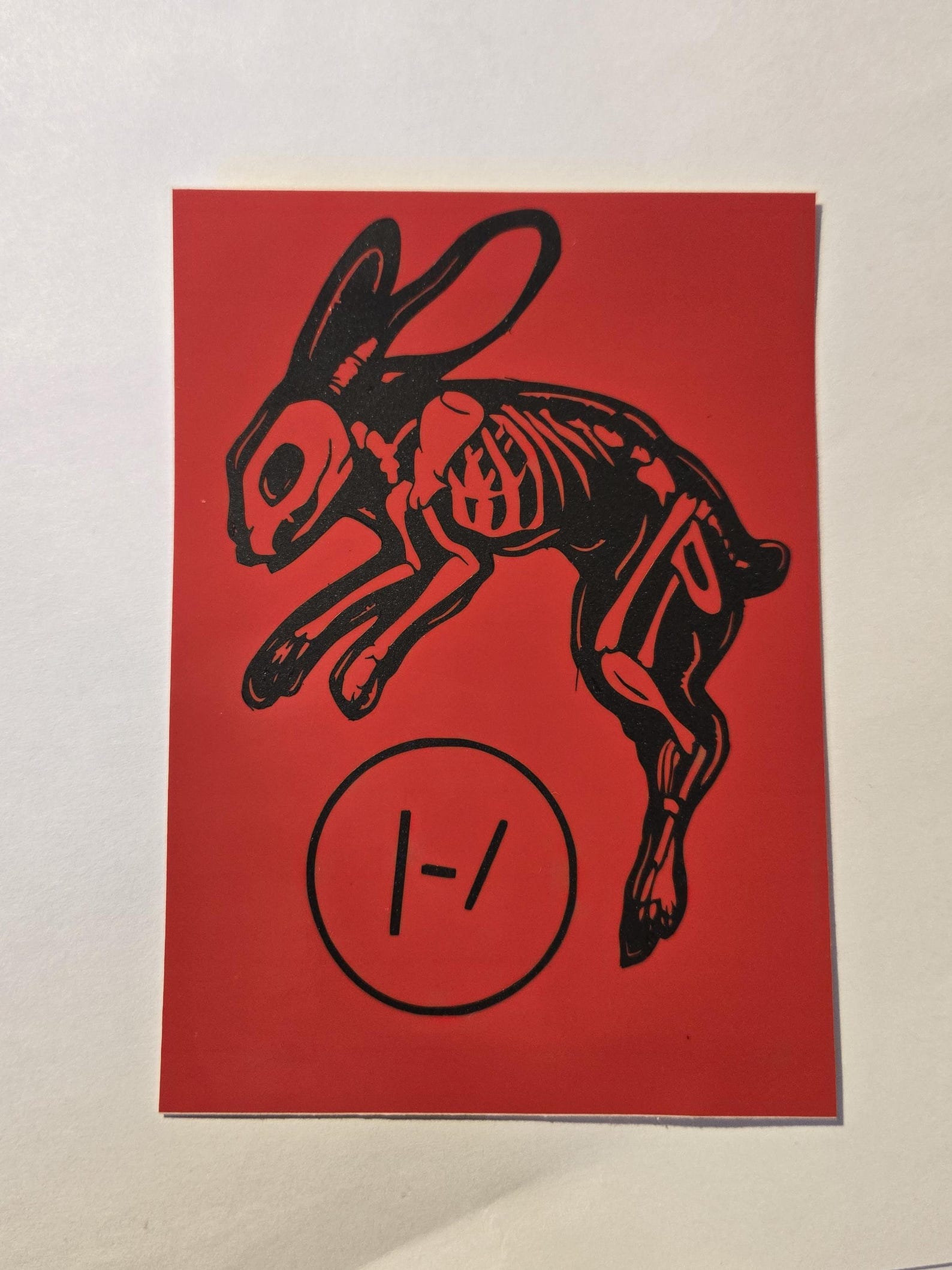 Twenty One Pilots Inspired Vinyl Sticker: Blurryface Rabbit Decal - Etsy