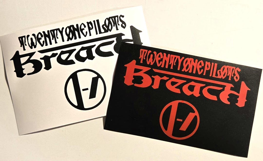 Twenty One Pilots Breach Stickers: Waterproof Laptop Decals - Etsy