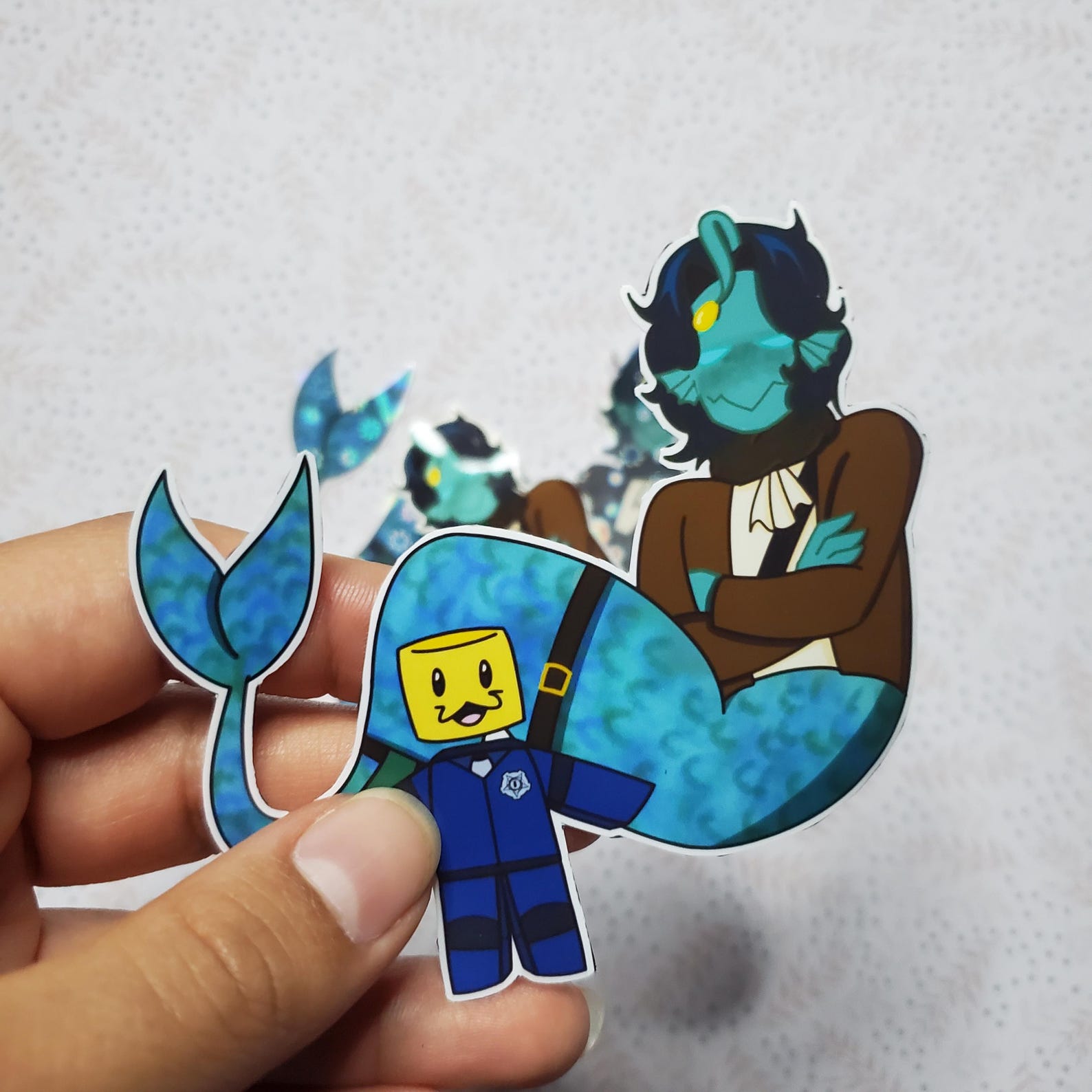 Sebastian Solace and Lil Buddy Stickers | Roblox Pressure - Etsy