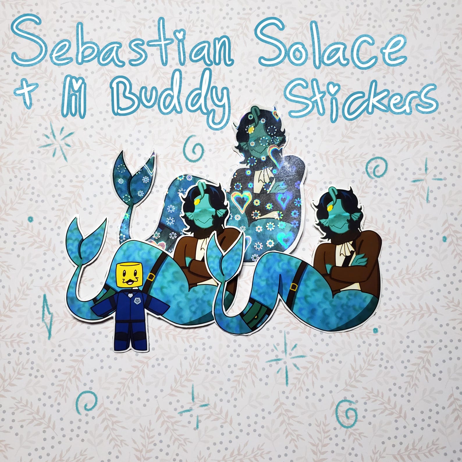 Sebastian Solace and Lil Buddy Stickers | Roblox Pressure - Etsy