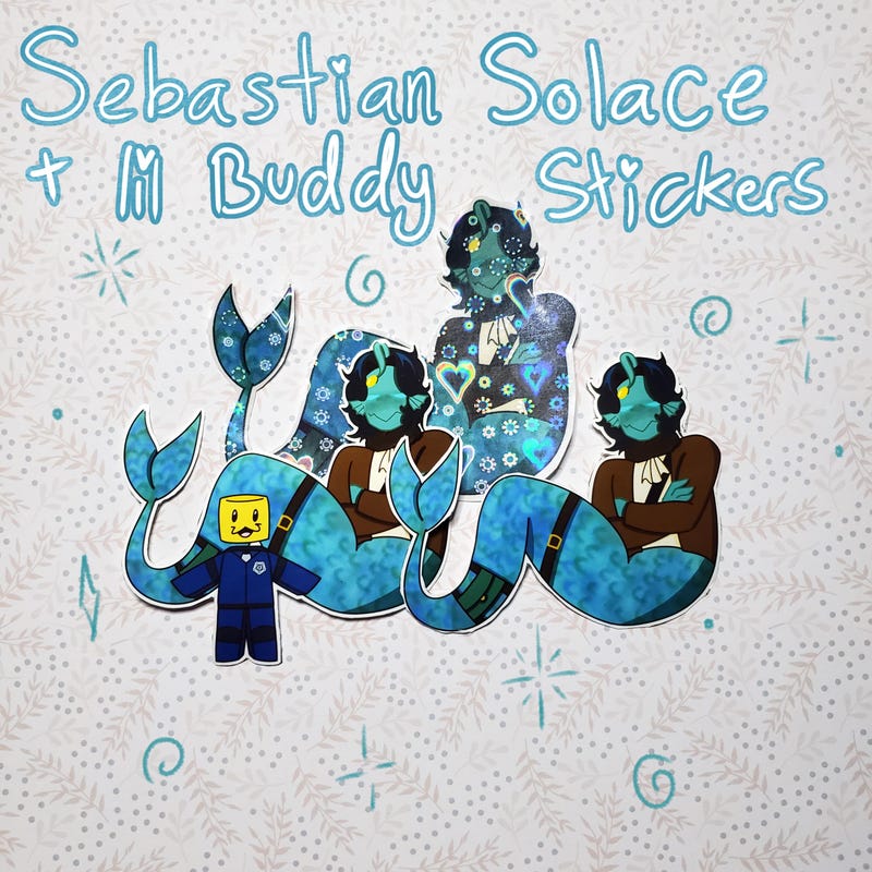 Sebastian Solace Plush - Etsy