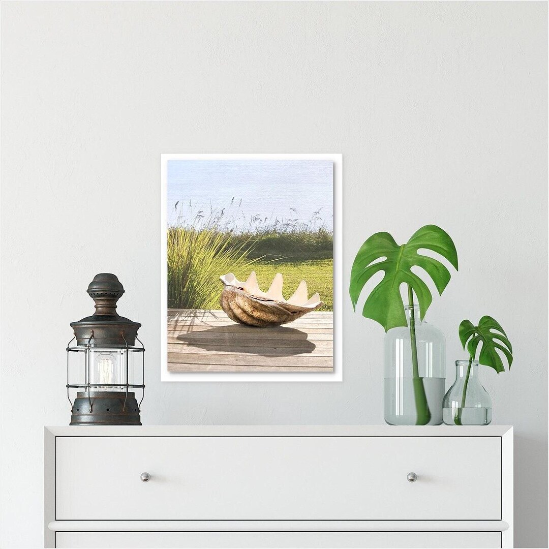 Seashell Beach Wall Art Print, Coastal Home Decor - Etsy