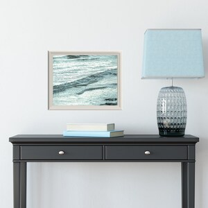 Abstract Turquoise Beach Wall Art Print - Etsy