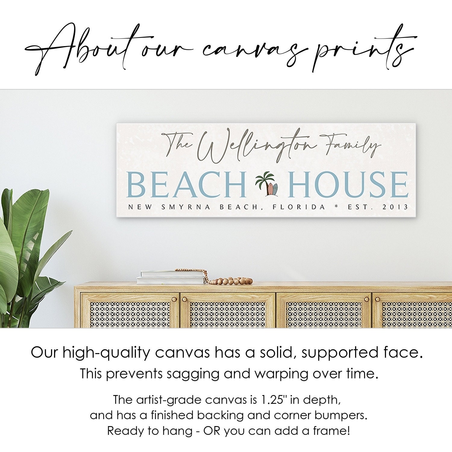 Personalized Beach House Sign, Custom Coastal Decor - Etsy