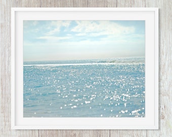 Turquoise Coastal Art, Beach Decor, Nautical, Wood Piling Photo ...