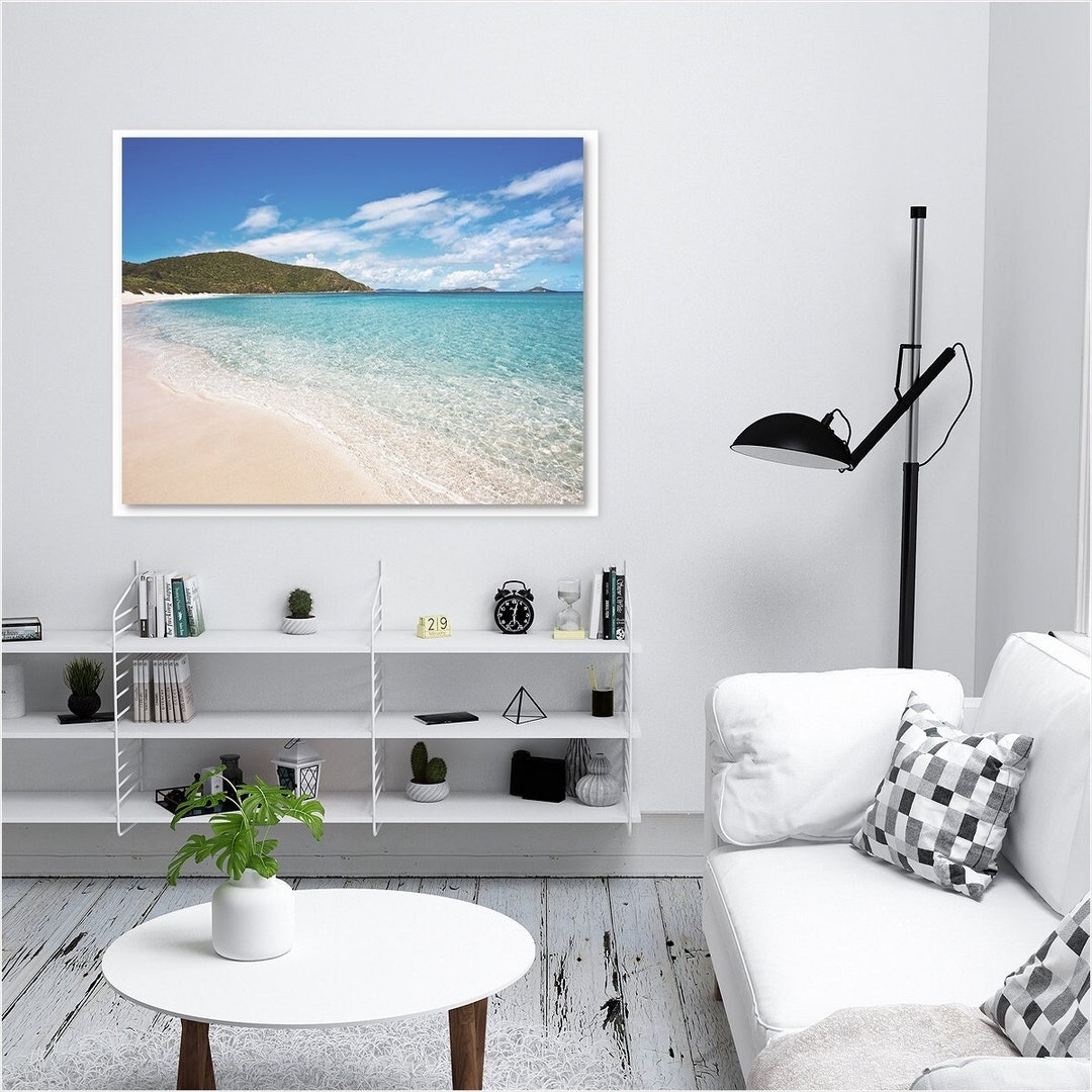 Turquoise Beach Decor Art Prints, Coastal Wall Art - Etsy
