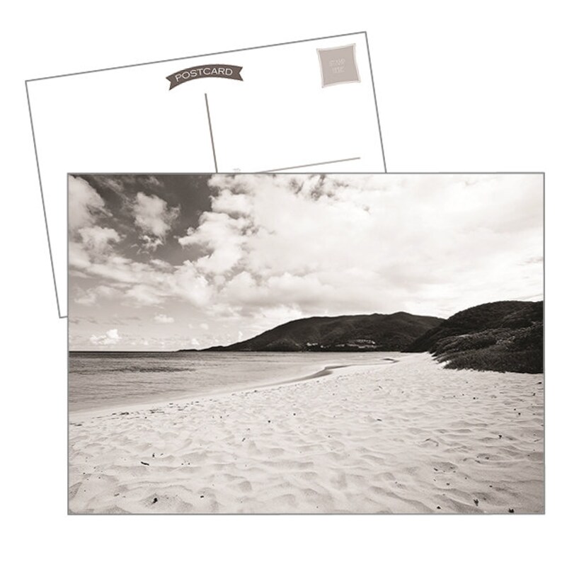 Beach Postcard Set Coastal Art Prints Set of 4 | Etsy