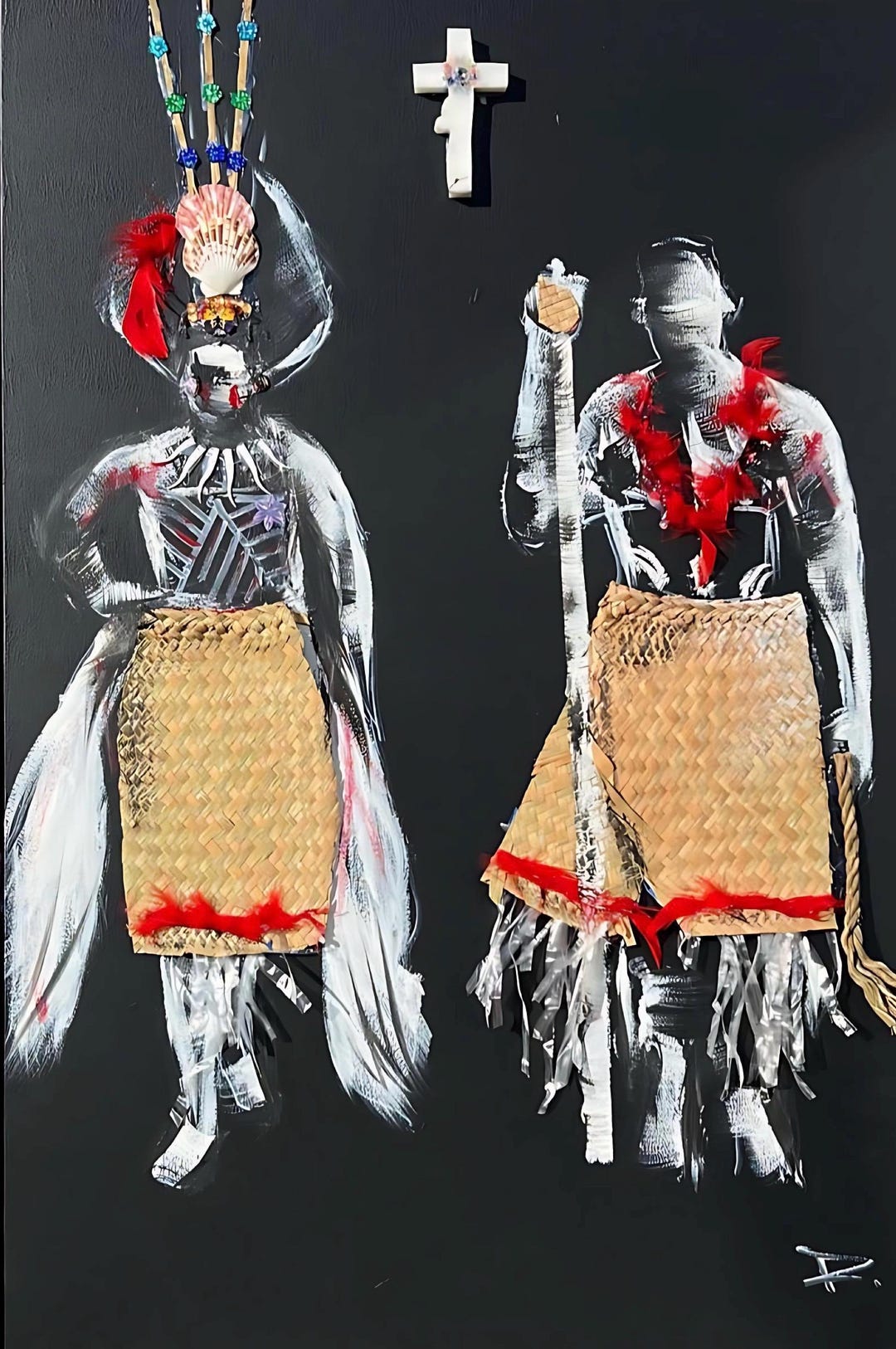 Taupou and Matai Print Only - Etsy