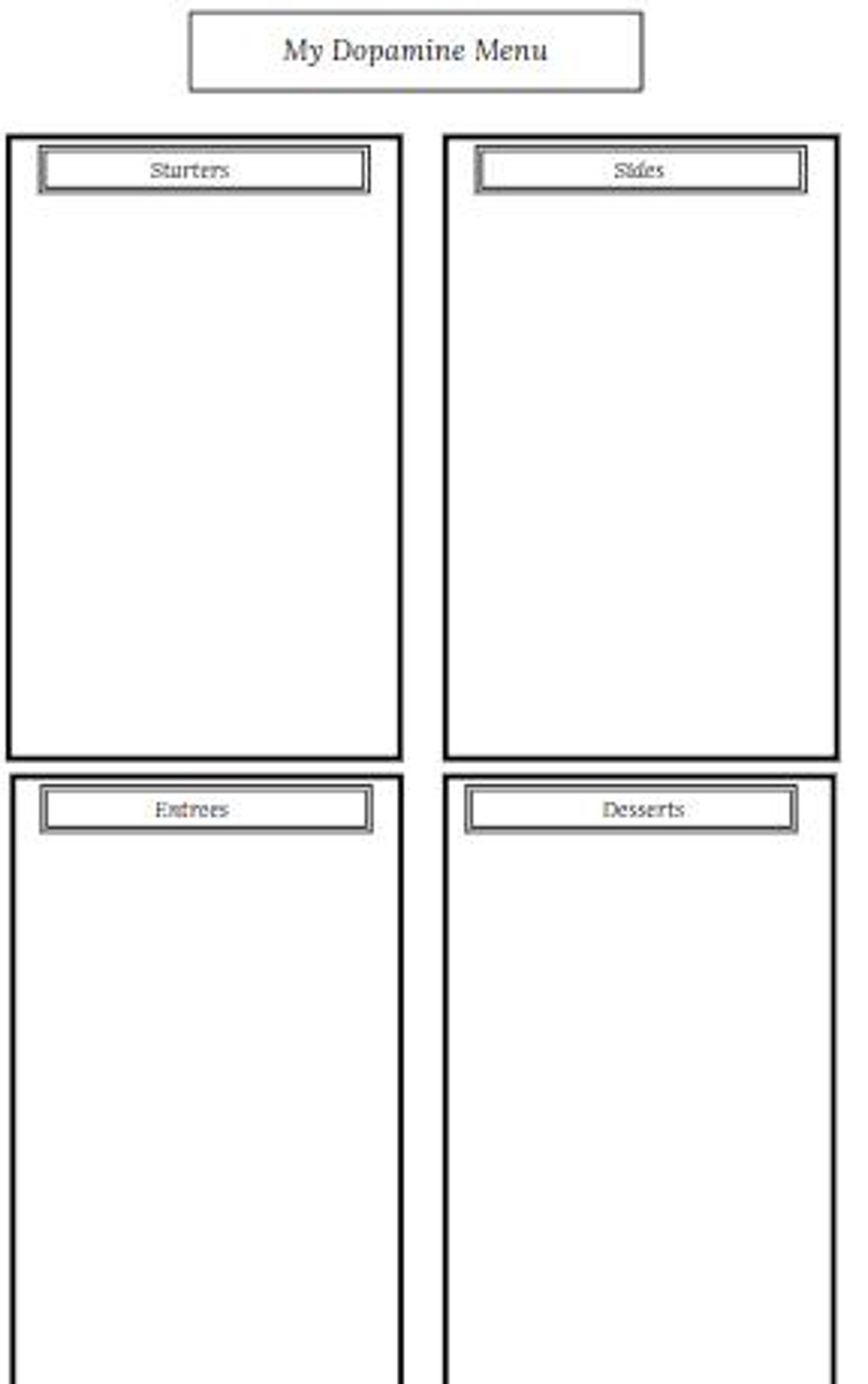 Dopamine Menu Guide Beauty PDF Wellness Health How to Examples Template ...