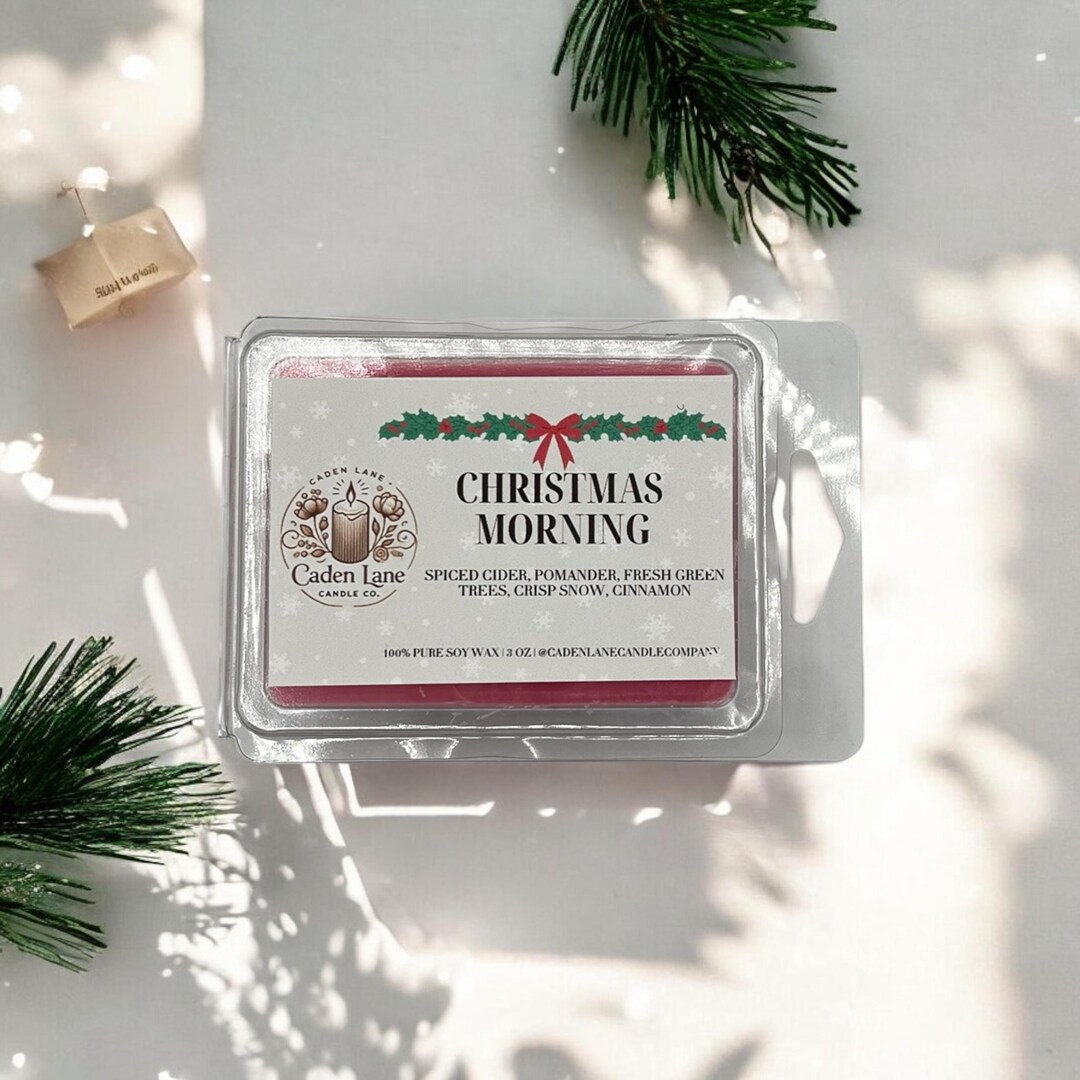 Christmas Morning Wax Melts Holiday Scented Wax, Cinnamon Vanilla Wax ...