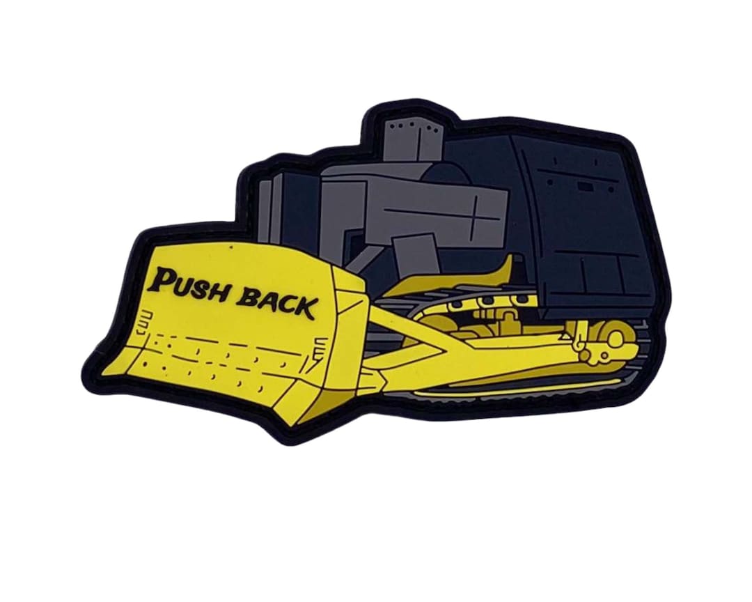 KILLDOZER PVC Patch, Marvin Heemeyer Inspired, Push Back Bulldozer - Etsy
