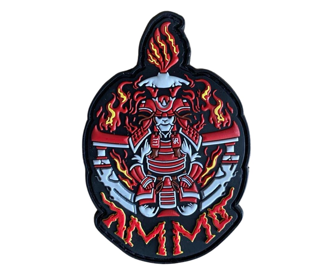 MISAWA AMMO Samurai PVC Morale Patch - Etsy
