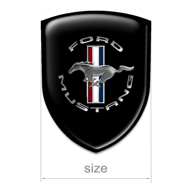 Mustang Silicone Emblem for Car Interior and Exterior / Best Quality ...