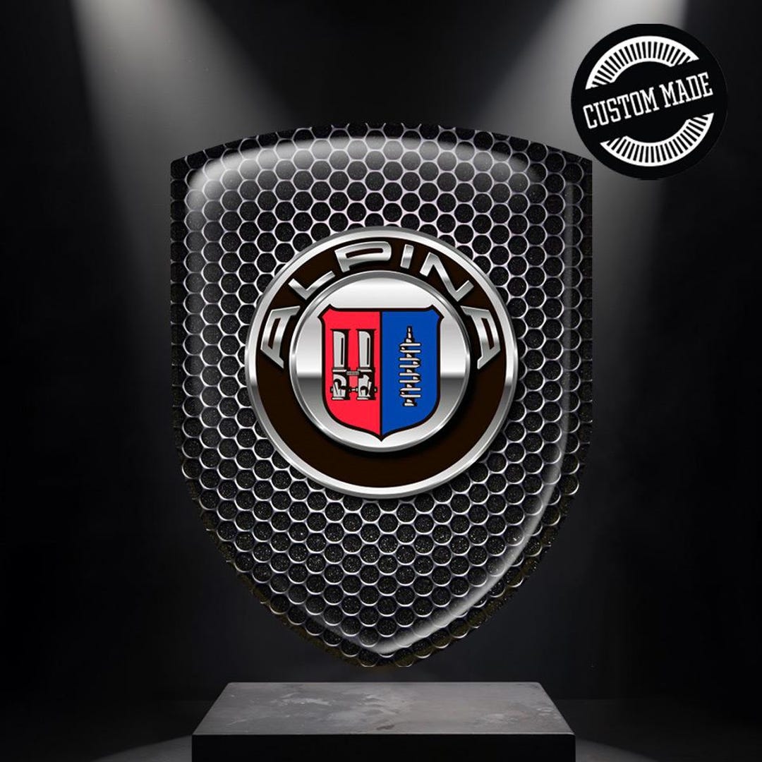 Alpina Silicone Emblem for Car Interior and Exterior / Best Quality ...