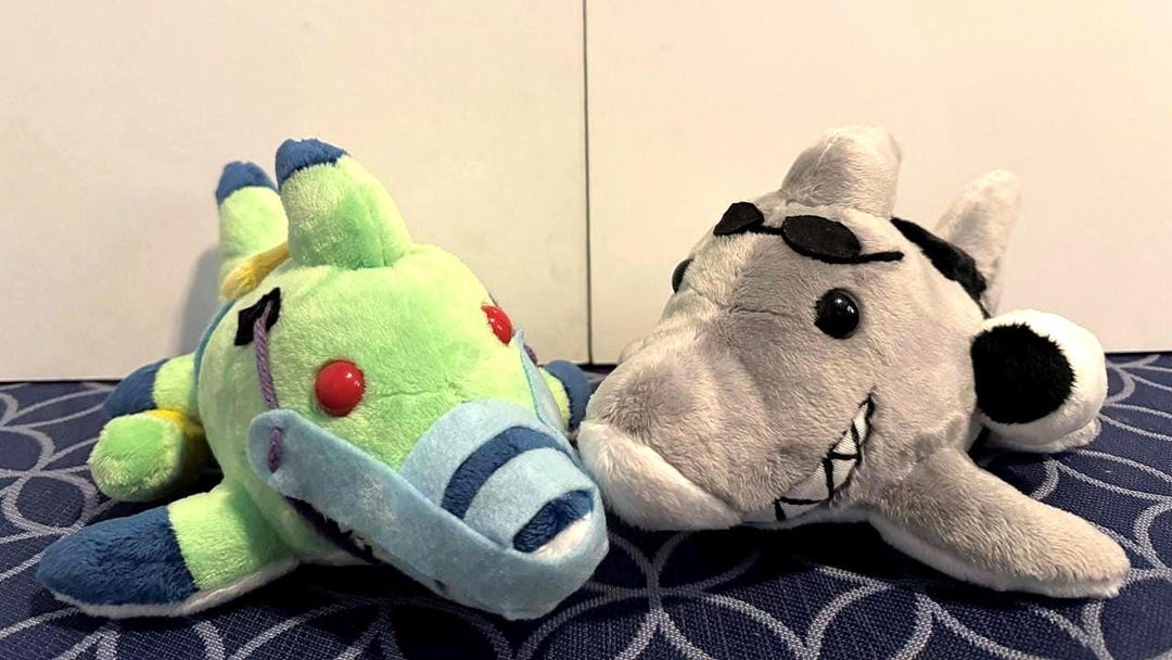 Splatoon Inspired Shark Plush - Etsy