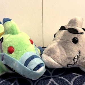 Splatoon Inspired Shark Plush - Etsy