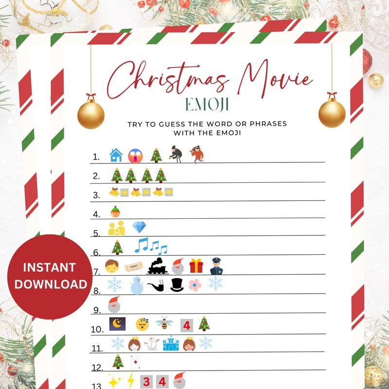 Emoji Movie Pictionary - Etsy