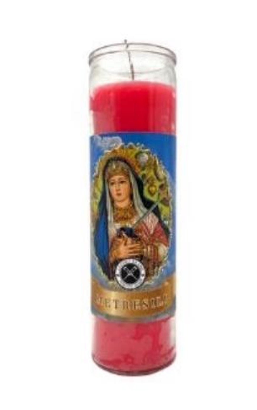 Ezili Freda Candle, Prayer Candle, Haitian Vodou, 21 Divisions, Sevis ...