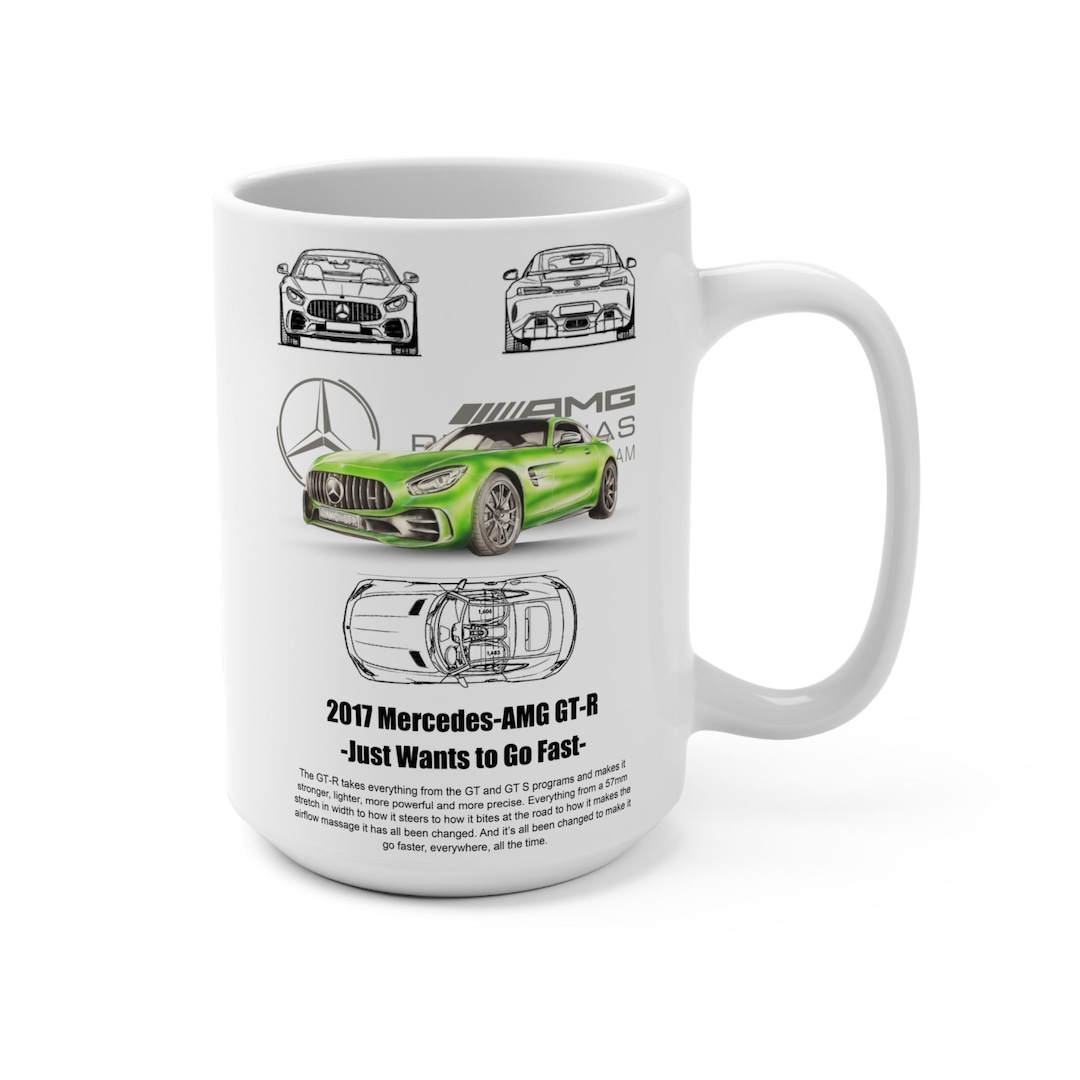 2017 Mercedes-amg GT-R Mug | Car Enthusiast Gift, Fast Cars Drinkware ...