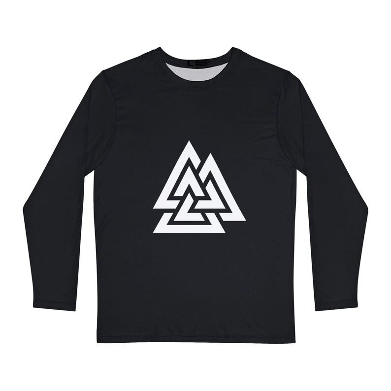 Vikings Valknut Norse Mythology Clothing Viking Gift for Him Men's Long ...