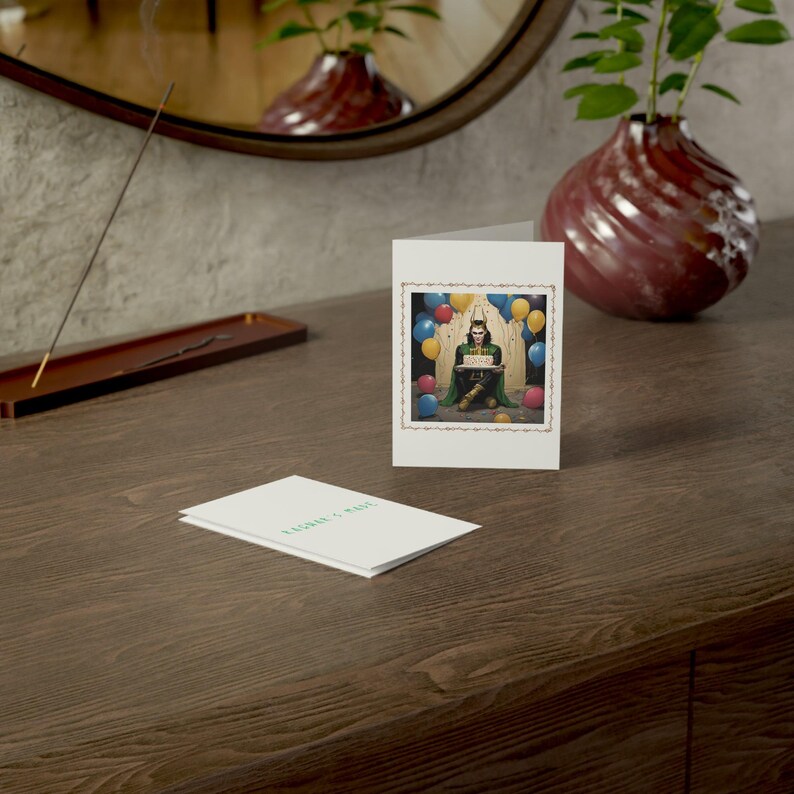 Loki Card, Funny Loki Birthday Card, Funny Viking Card, Viking Themed ...