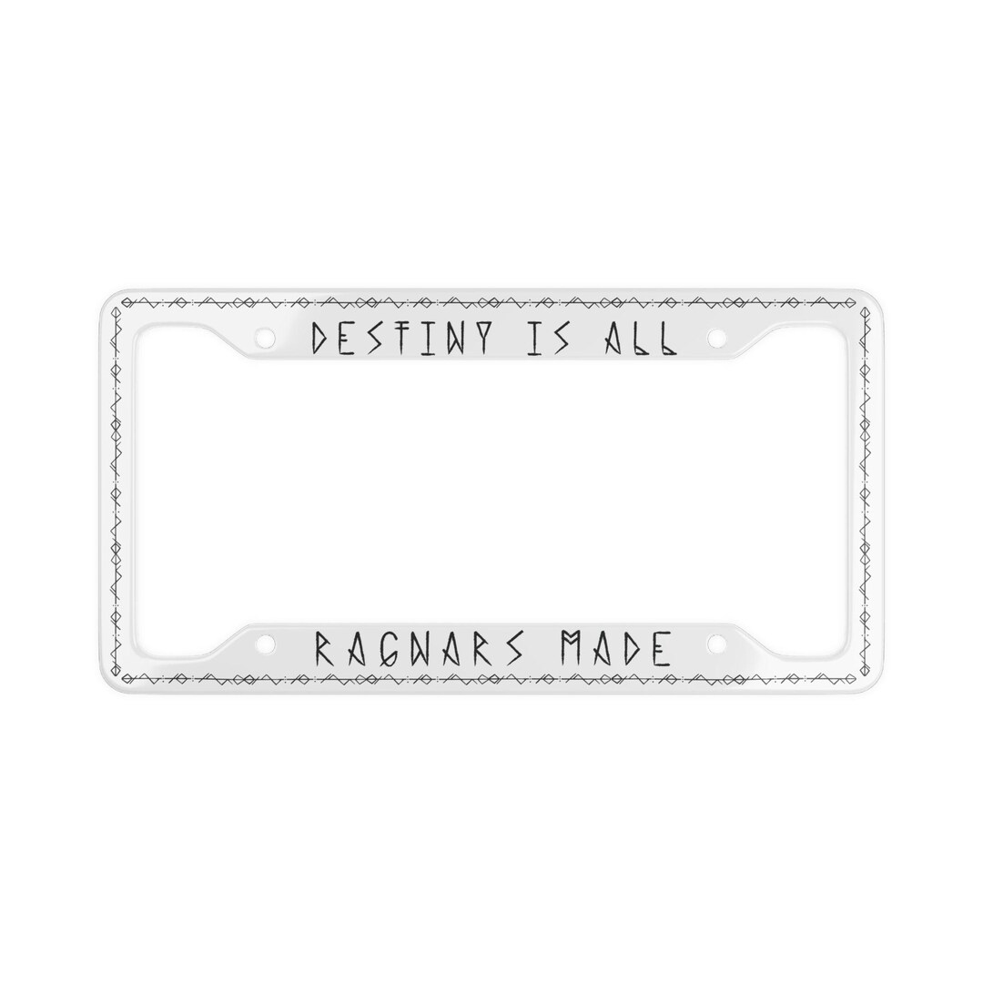 Vikings, Ragnar, Uhtred, Nordic Fan, Norse License Plate Frame, Viking ...