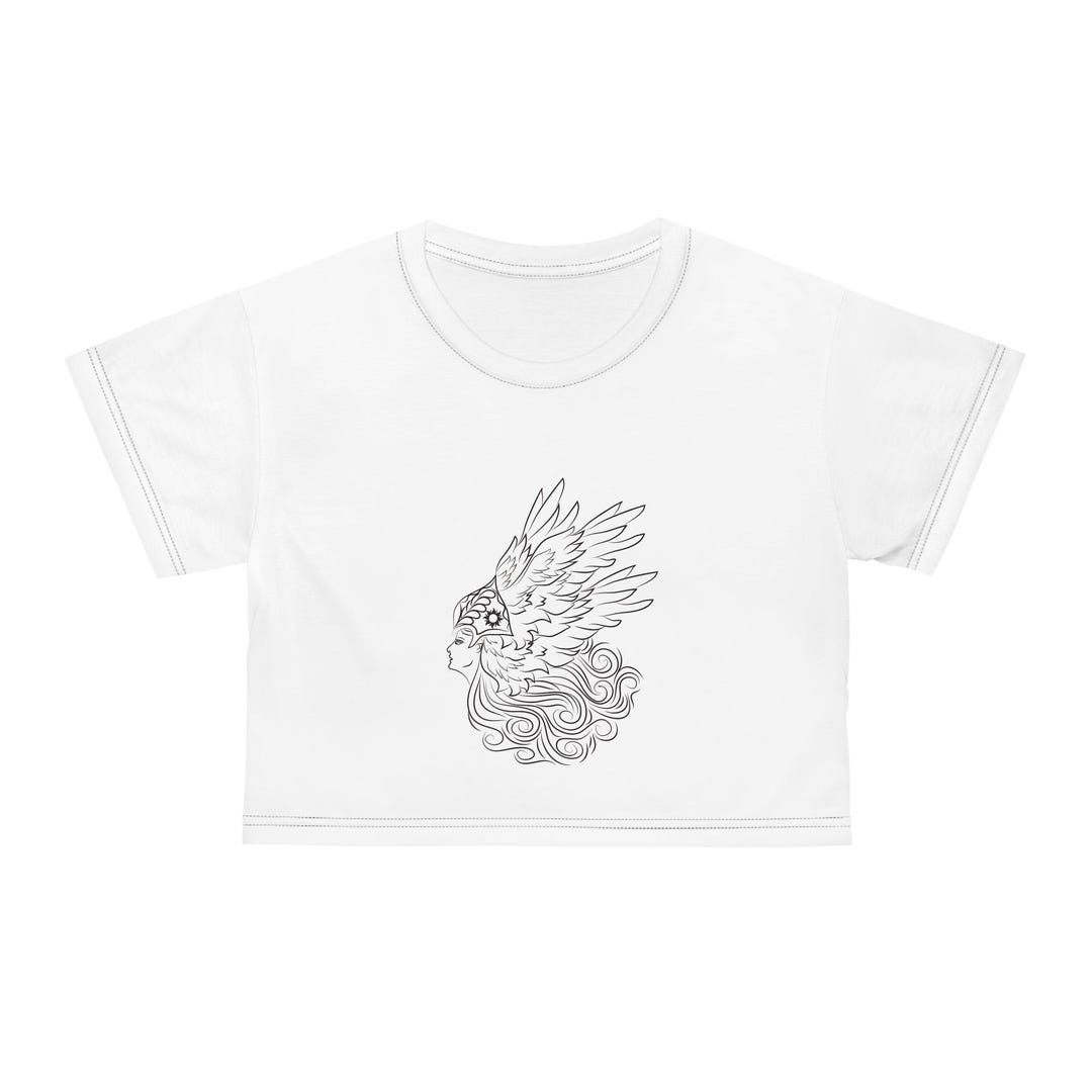 Shield Maiden Valkyrie Women Inspired Viking Clothing Valkyrie Crop Tee ...