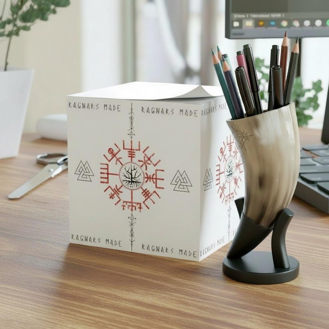 Viking Theme Gift Stationery Sticky Notes Yggdrasil Notepad Tree of ...