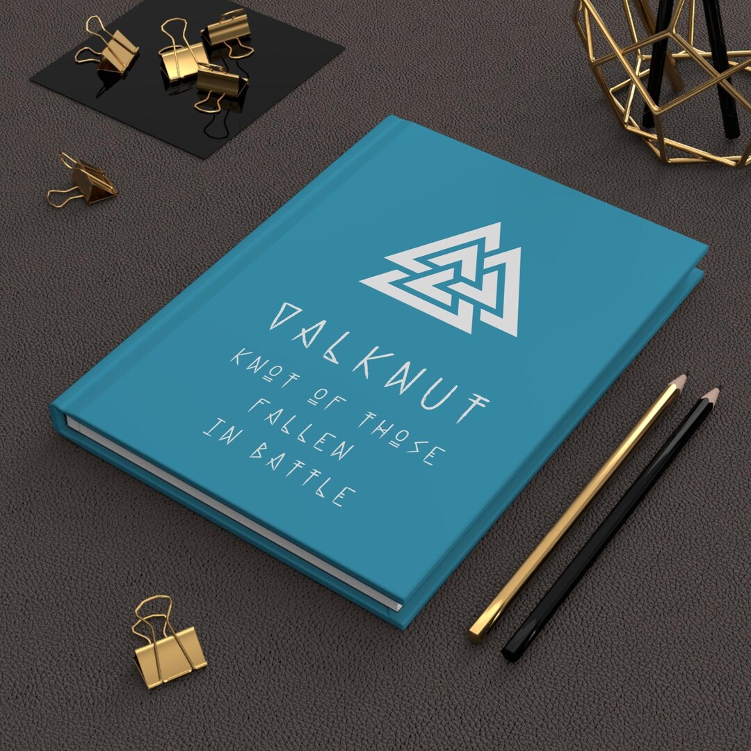 Vikings, Viking Notebook, Viking Journal, Viking Gift, Valknut Journal ...