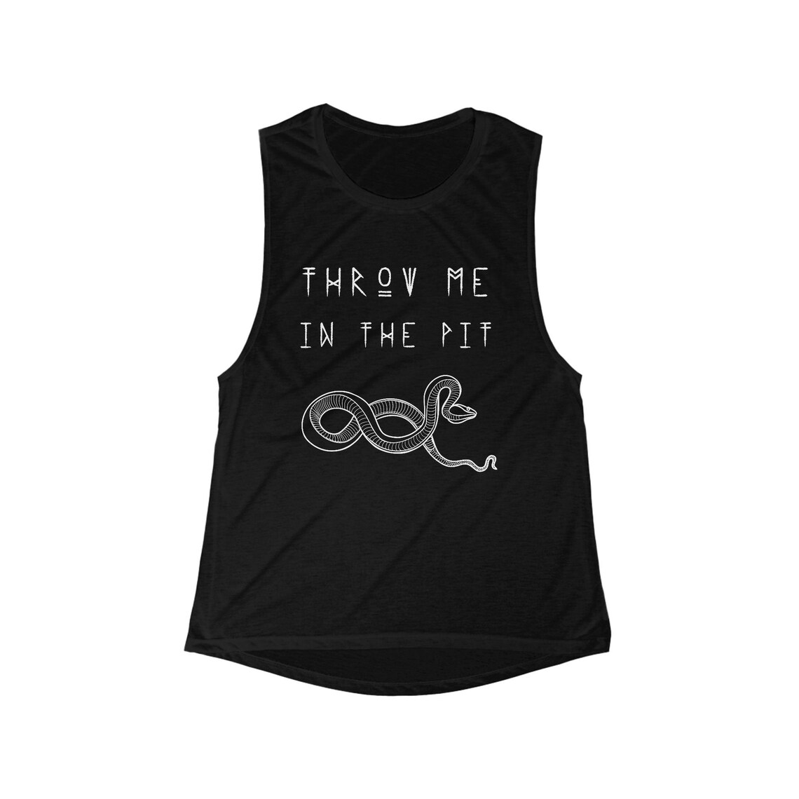 Ragnar Viking Snake Theme Gift Idea Athletic Sleeveless Tee Norse ...
