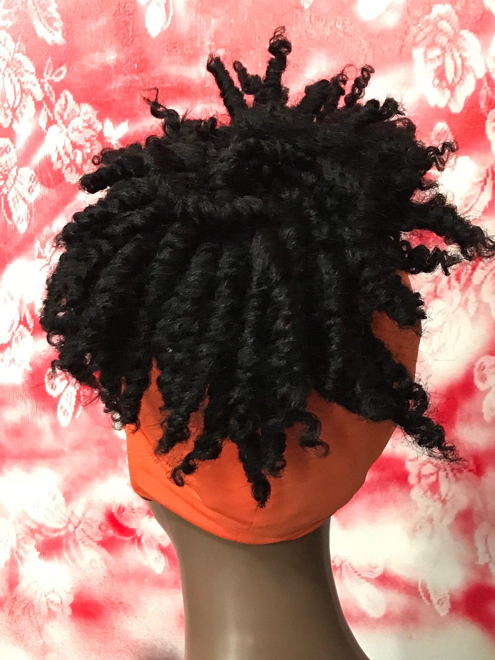 Orange Ponytail Loc Socks Dread Locs Socks Fashion | Etsy