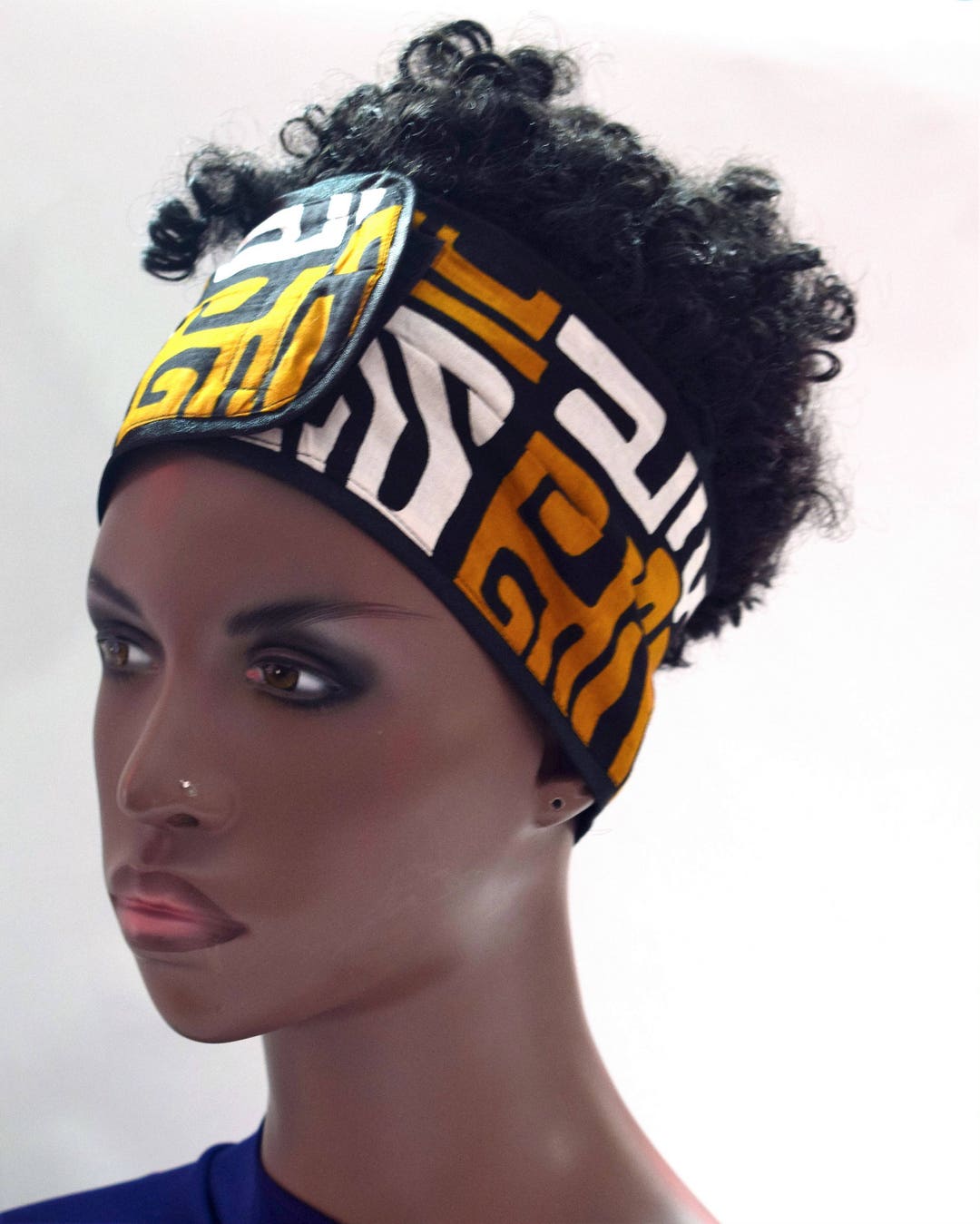 Tribal African Inspired Wrap Cap- Satin Lined-wrapped Hair - Etsy