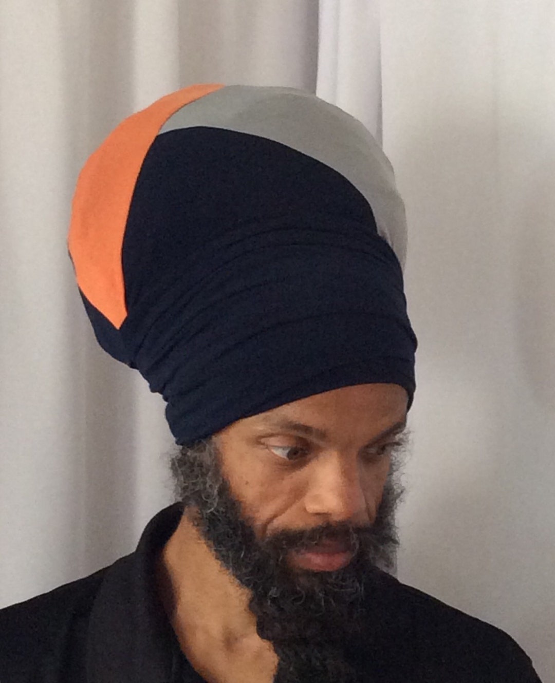 Men's Rustic EZ Wrap: Stretch Turban for Dread Locs - Etsy