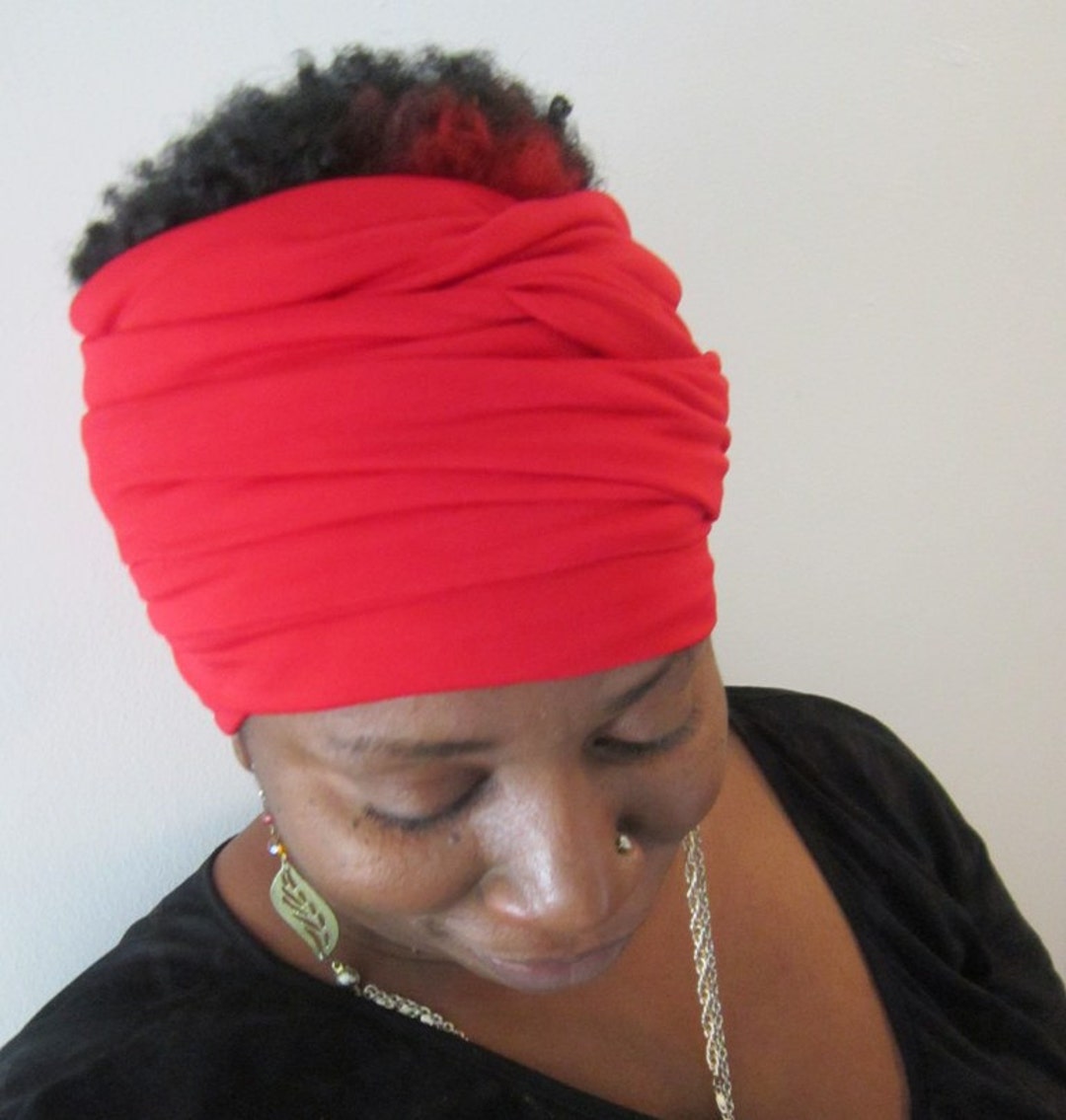 Solid Infinity Head- Wrap - Headband- Yogo Headband- Stretch- Contonous ...