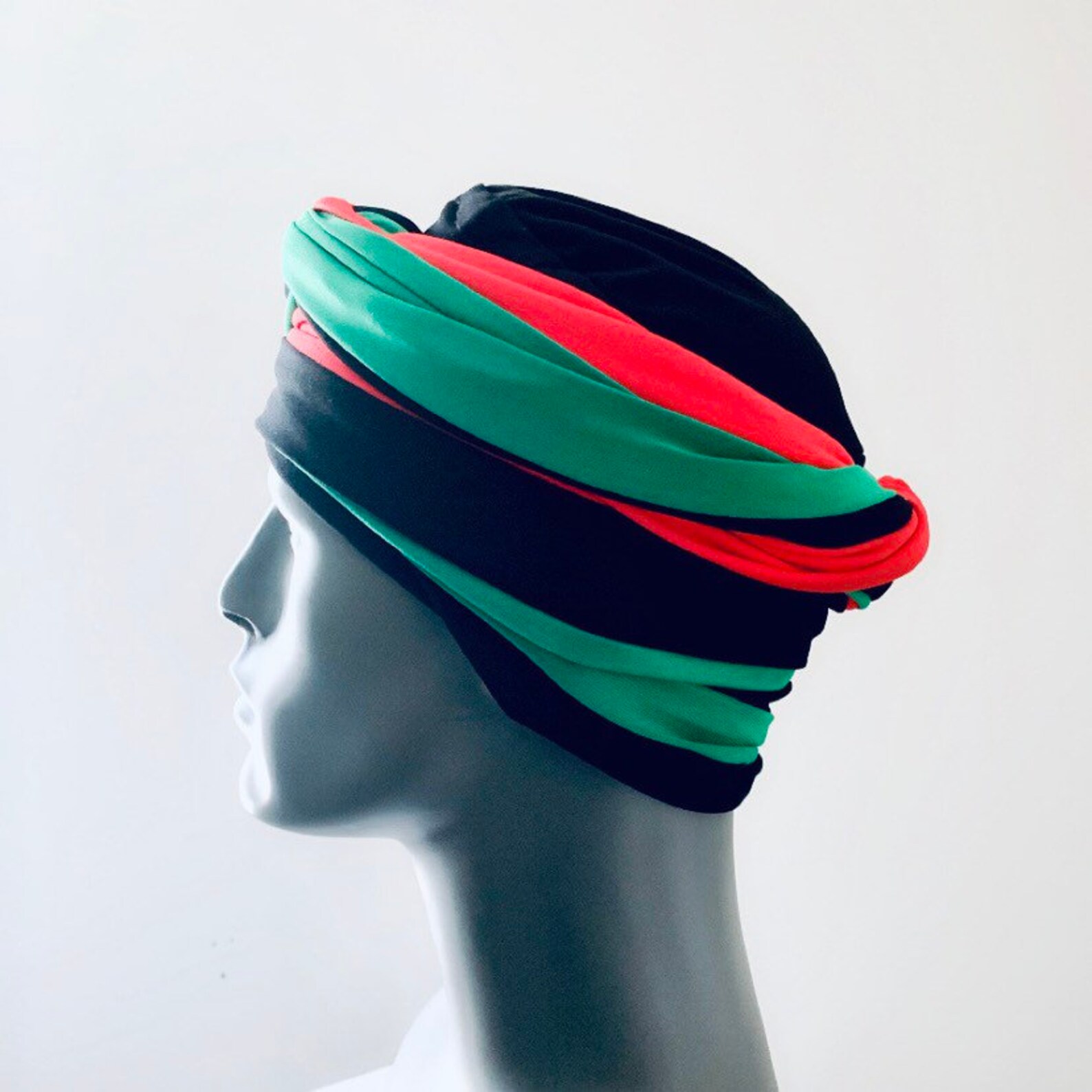 Liberation EZ PZ Turban Wrap for Short Hair or Bald Head One | Etsy