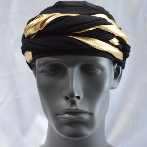 The King White N Gold EZ PZ Turban - Etsy