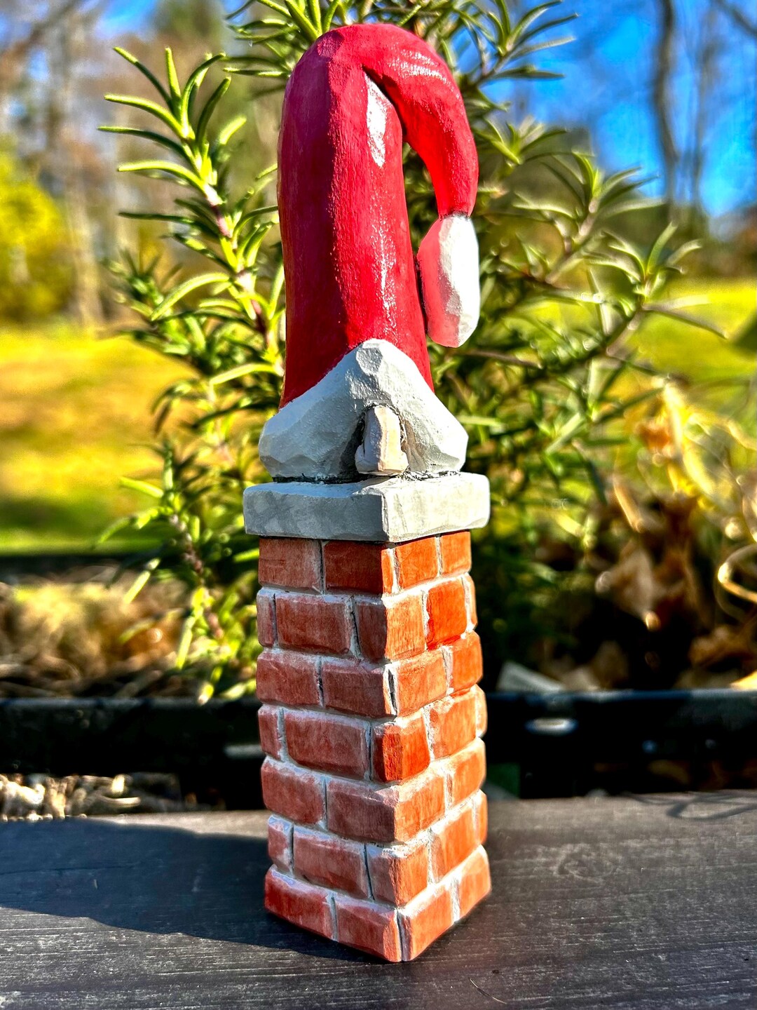 Santa Popping Out of a Chimney. - Etsy