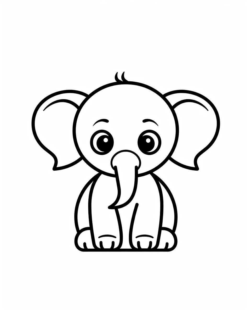30 Cute Animals Coloring Pages for Kids & Toddlers, Fun and Educational ...