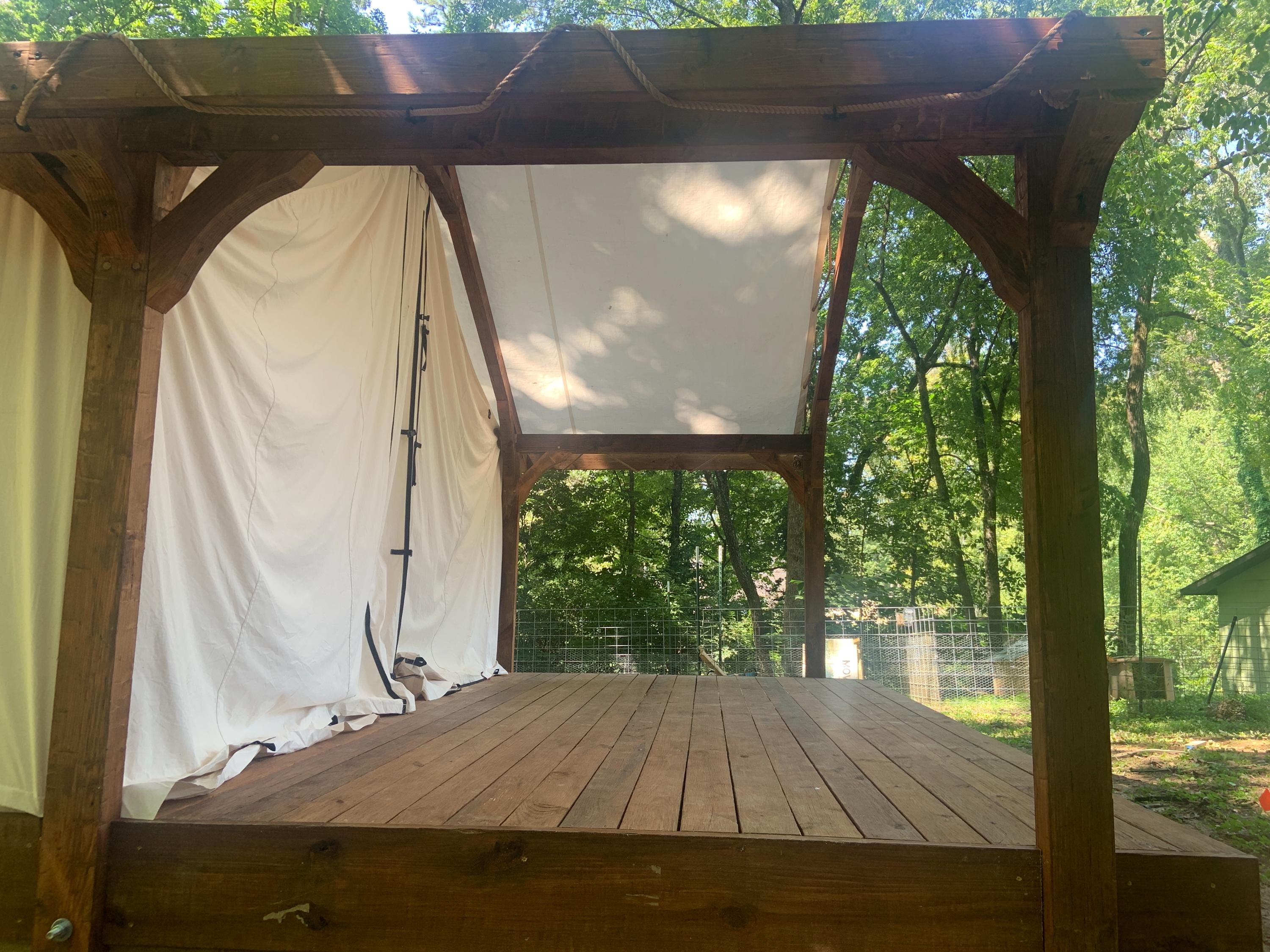 Luxury Glamping Safari Tent Kit With Porch 16ft X 32ft Timber Frame ...