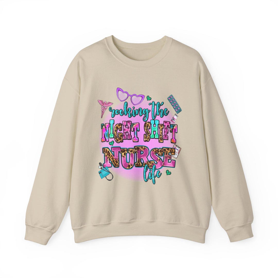 Nurse Life Crewneck Sweatshirt, Perfect Gift for Nurses, Motivational ...