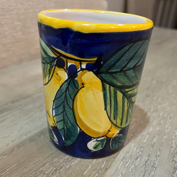 Lemon Mug Hand Made - Etsy