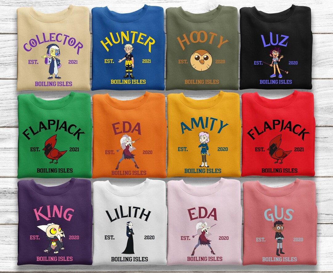 Disney the Owl House Character Shirt, Owl House Hexside Bella Canvas ...