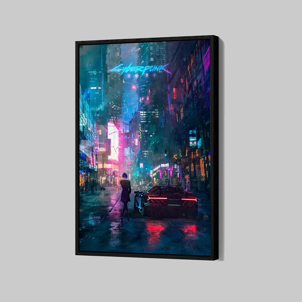Cyberpunk Wall Art - Etsy