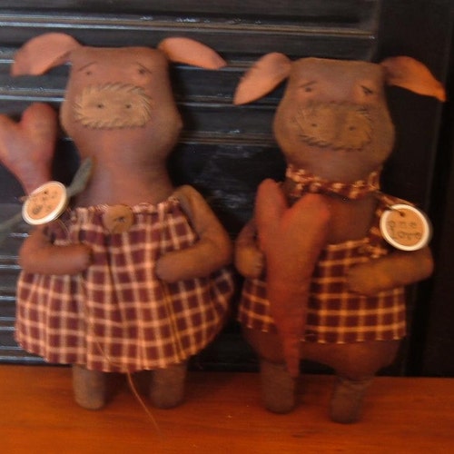 Primitive Toad N Pip E-pattern Instant Download - Etsy