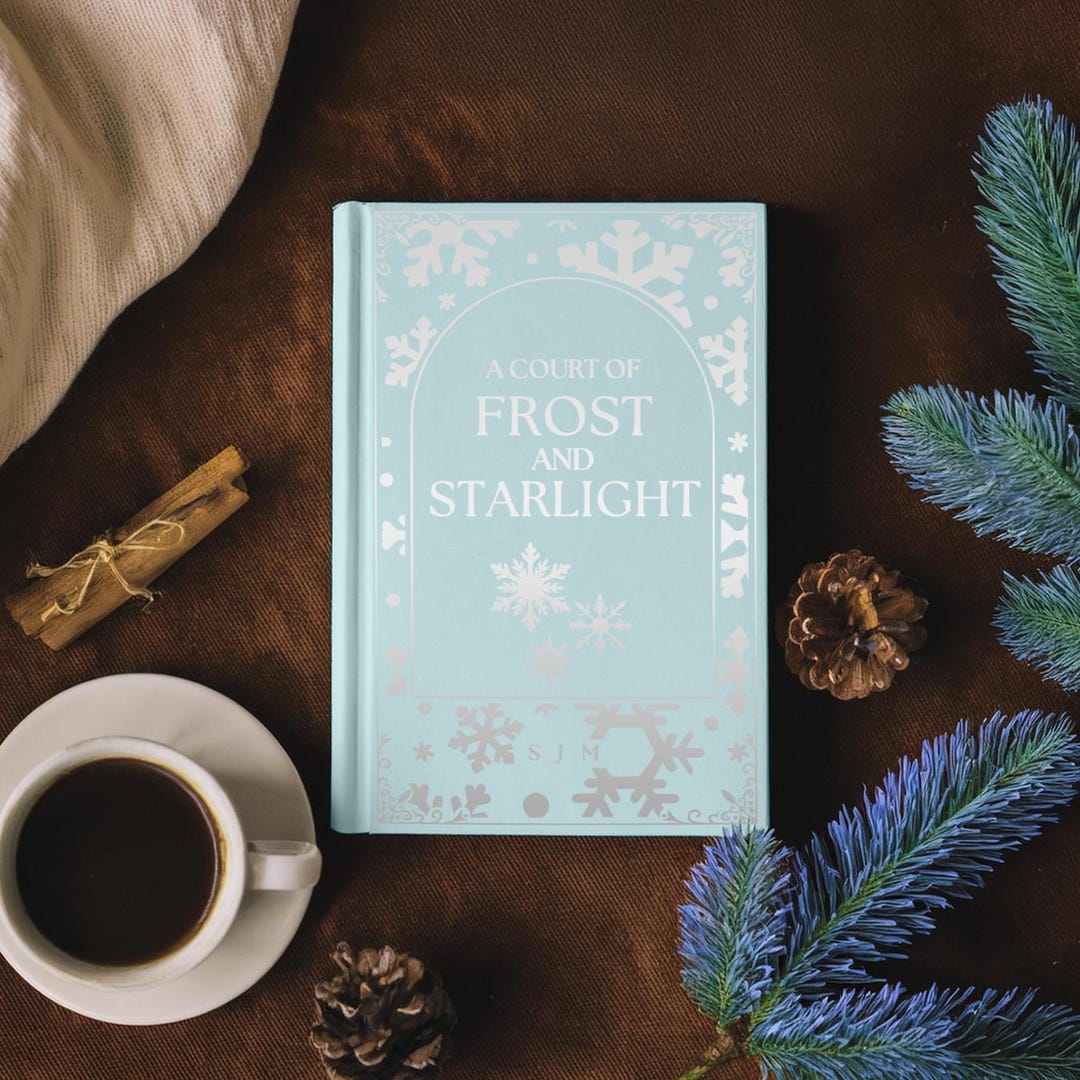 A Court of Frost and Starlight Book Binding Cover Design SVG File on ...