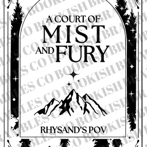 A Court of Mist and Fury: Rhysand's Pov, Book Binding Cover Circuit ...