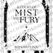 A Court of Mist and Fury: Rhysand's Pov, Book Binding Cover Circuit ...