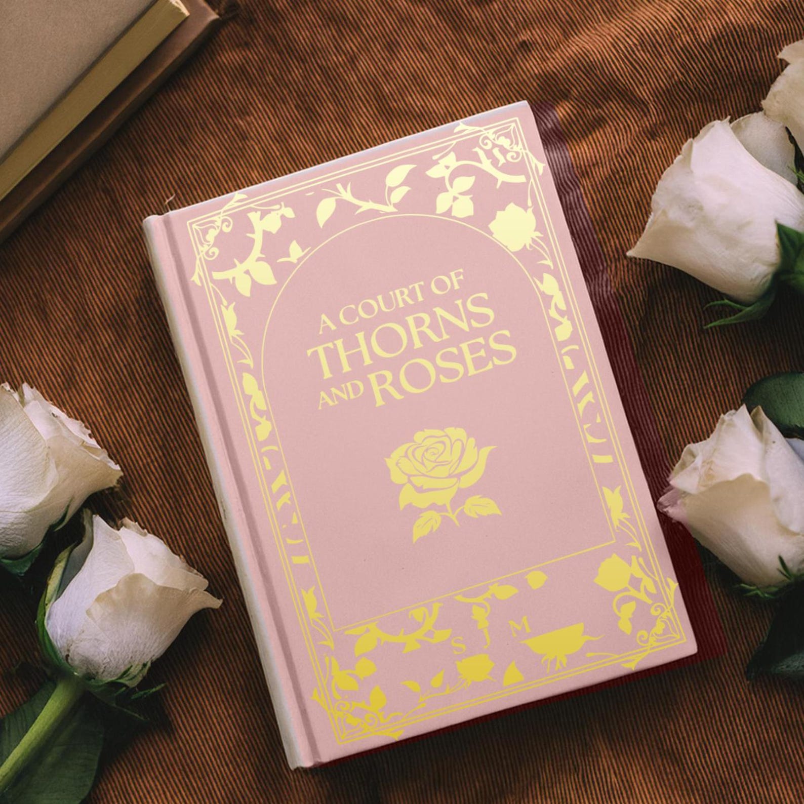 A Court of Thorns and Roses Book Binding Cover SVG File for Vinyl ...